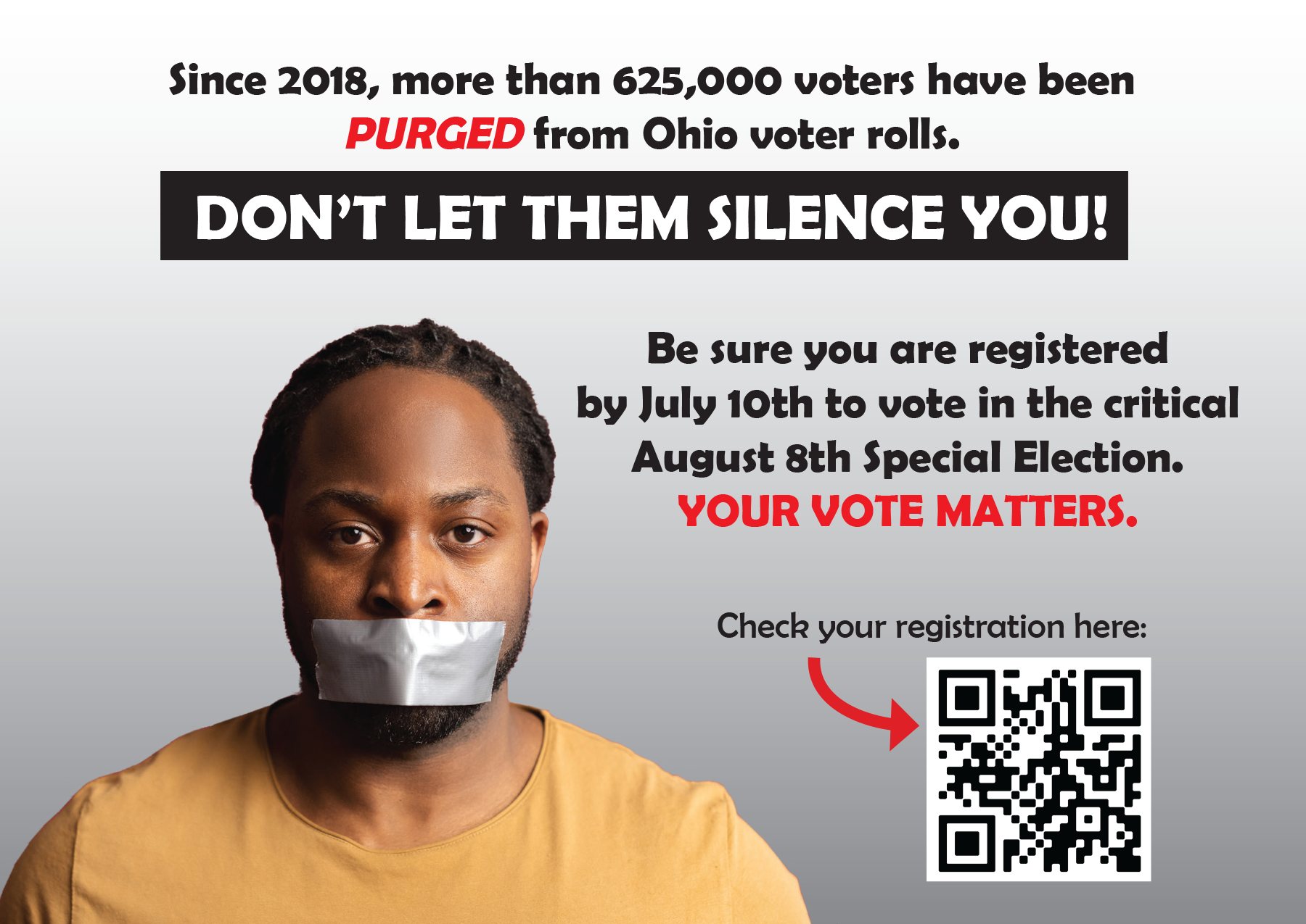 Ohio Campaign #1 - Voter Registration Campaign – Blue Wave Postcard ...