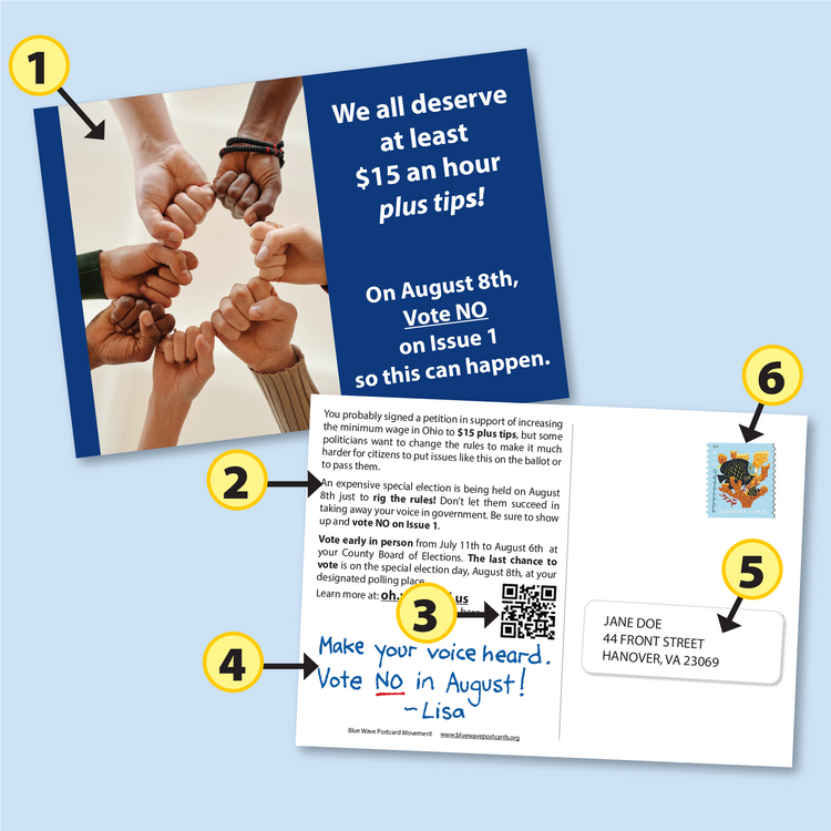 Blue Wave Postcard Movement